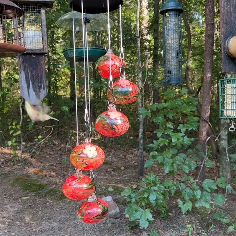 Carillon eolico affascinanti mangiatoie per colibrì – Risoluce