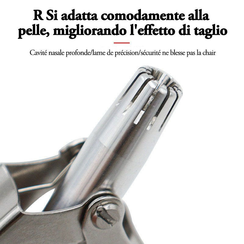 Epilatore manuale per naso in acciaio inox – Risoluce