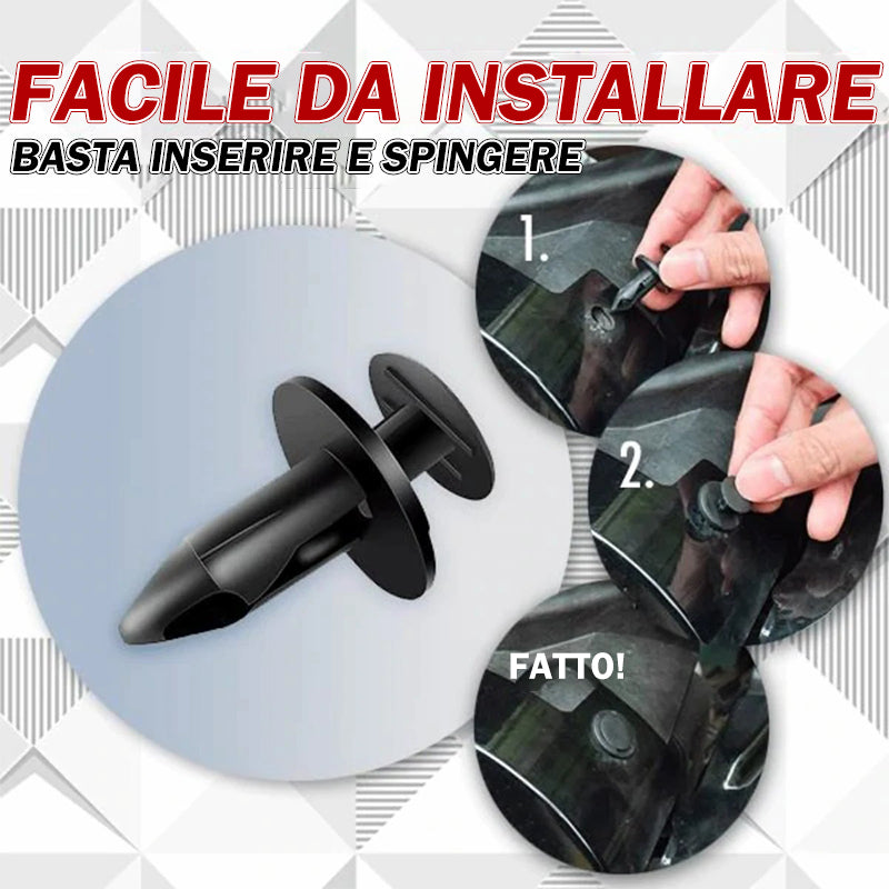Set di clip di fissaggio per auto (100 pezzi) – Risoluce