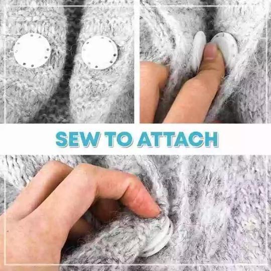 Pulsante magnetico invisibile di alta qualità (5 set) – Risoluce